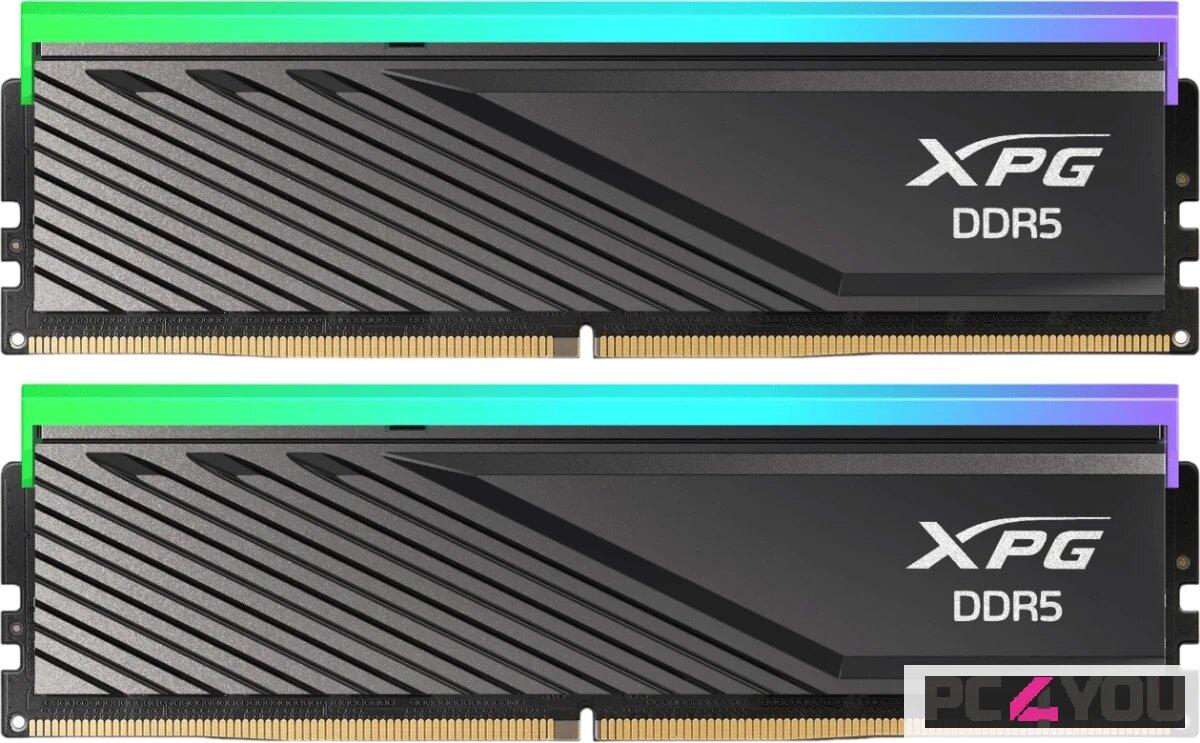 Модуль памяти DDR5 32Gb (2x16Gb Kit) AData 6000 XPG Lancer Blade RGB AX5U6000C3616G-DTLABRBK