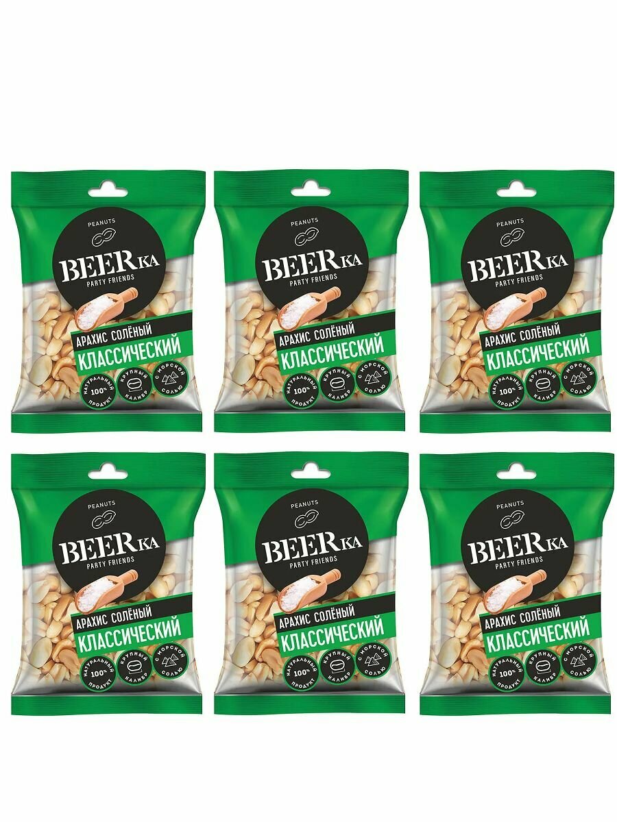 BEERKa Арахис, 30 гр, 6 уп
