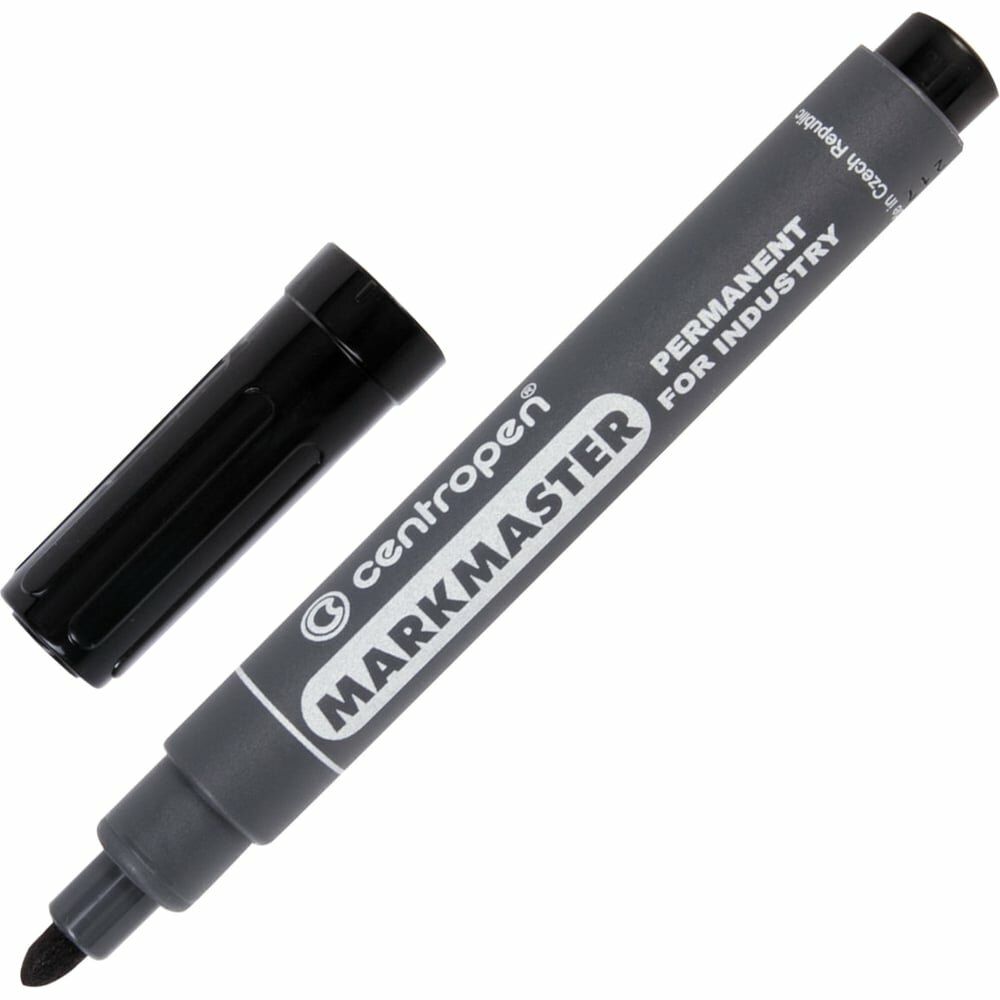 Маркер перманентный для промышленной маркировки Офисмаг Черный CENTROPEN "Marksmaster", 2,5 мм, 8599, 5 8599 0112 151137