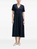 Платье JOOP! Drawstring midi dress, размер 34, Синий принт