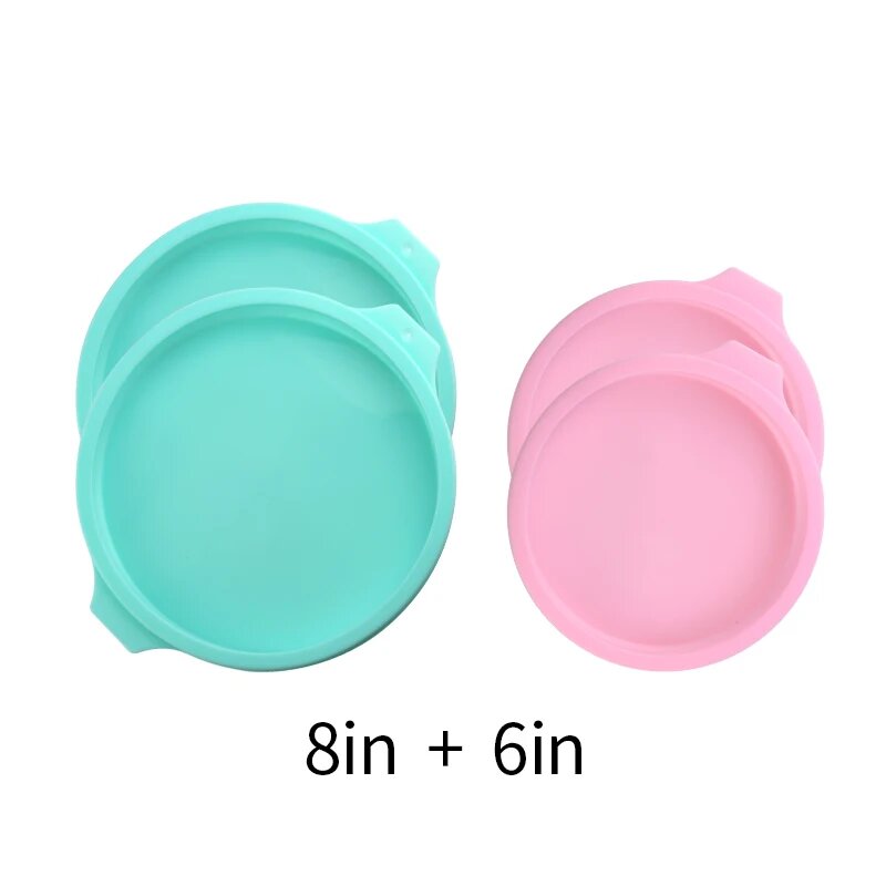 FAIS DU Силиконовые формы для торта 2-8 шт круглые 6in 2pcs 8in 2pcs c