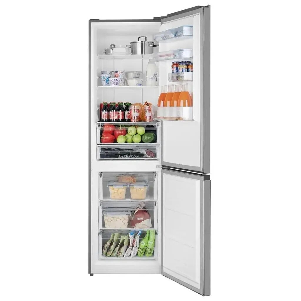 Холодильник двухкамерный WEISSGAUFF WRK 2000 Total NoFrost Inverter Inox инверторный, нержавеющая сталь
