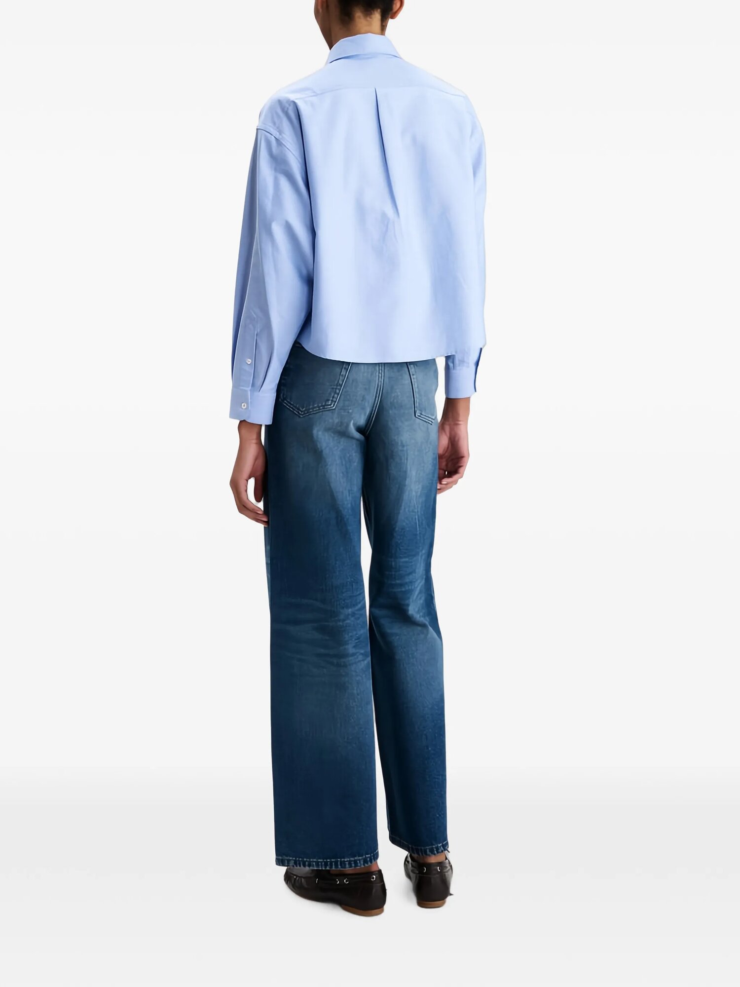 Рубашка A.P.C. Button-down cropped shirt, размер 36 EU — фото 1