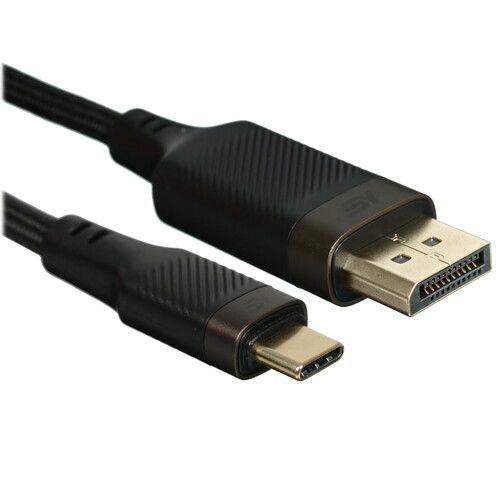Аудиокабель, разъемы USB Type-C - DisplayPort, длина кабеля 3 м, цвет- черный