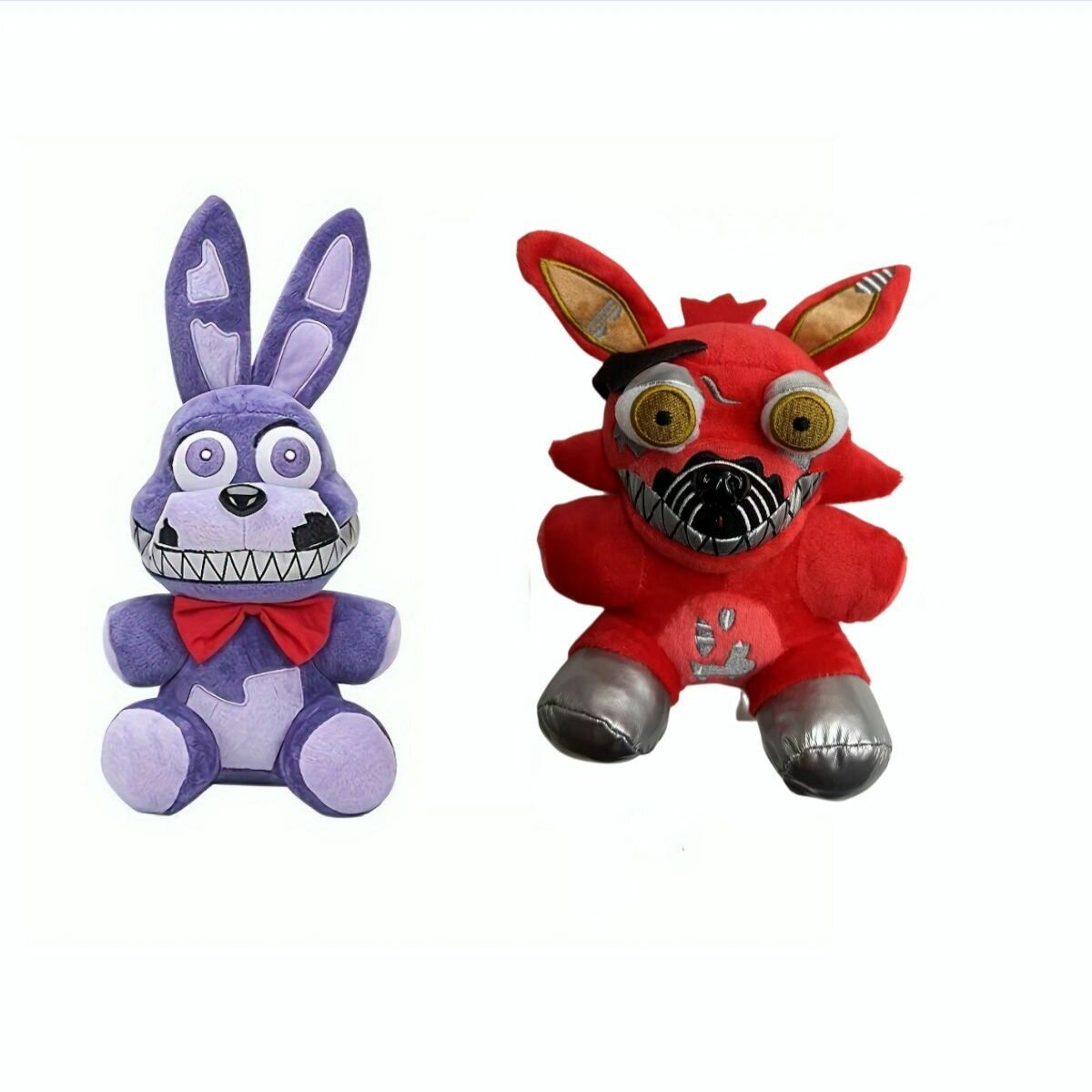 Набор 5 мягких игрушек - Аниматроники 5 ночей Зеленая Цирковой малыш Funtime Foxy Эннард Плюш Ballora Plush Funtime) 20 см (Five Nights FNA)