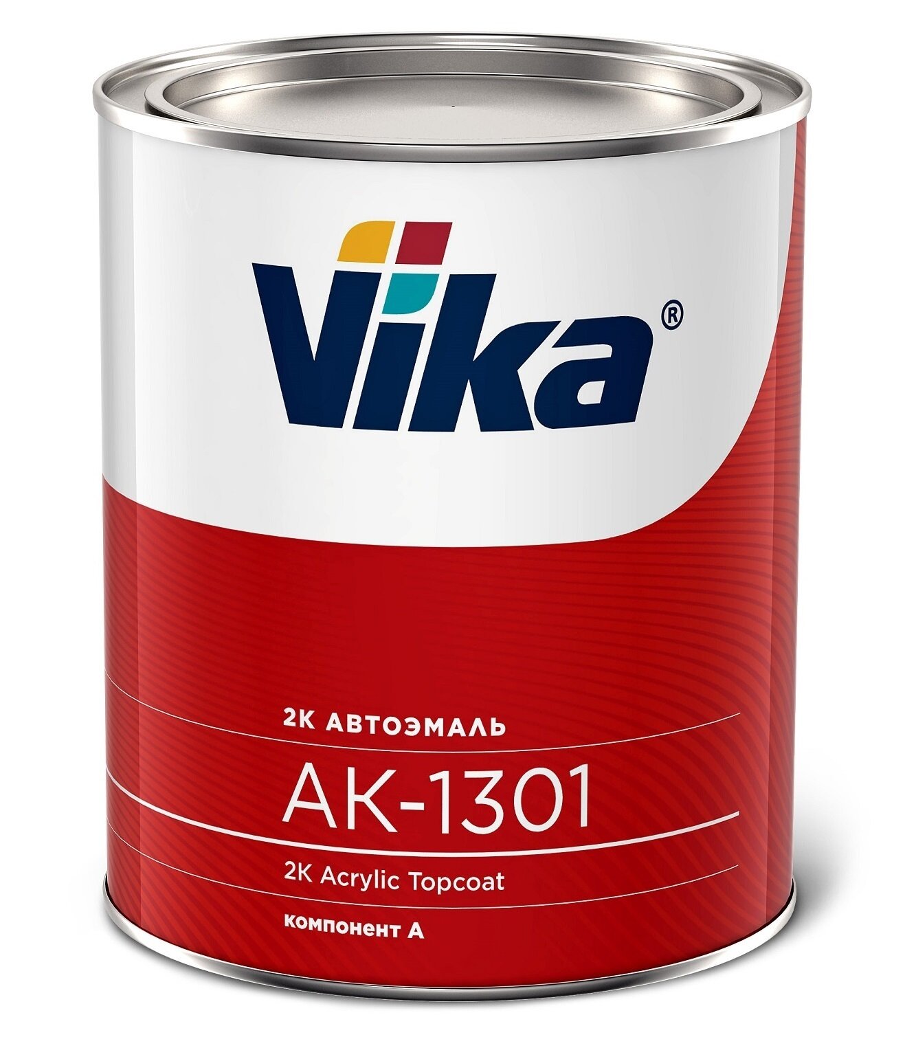 Автоэмаль акриловая 1035 Желтая VIKA АК-1301 2К, уп.0,85кг