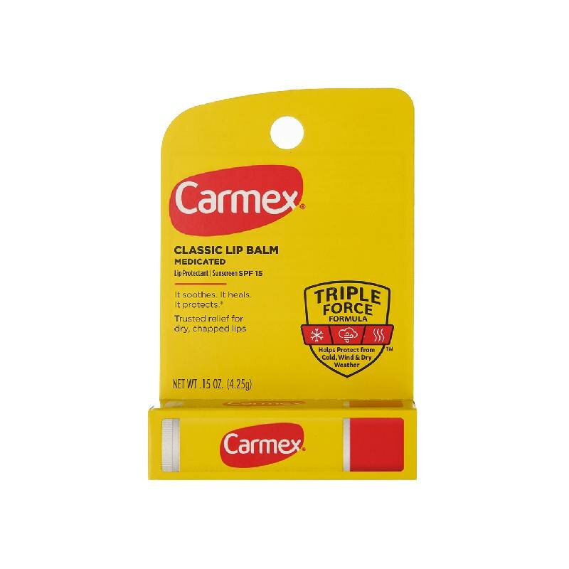 Бальзам для губ Carmex классический SPF 15 в стике