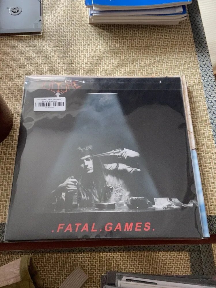 Виниловая пластинка Vulture Fatal Games LP, 2024, Зарубежный Death Metal, Импортное
