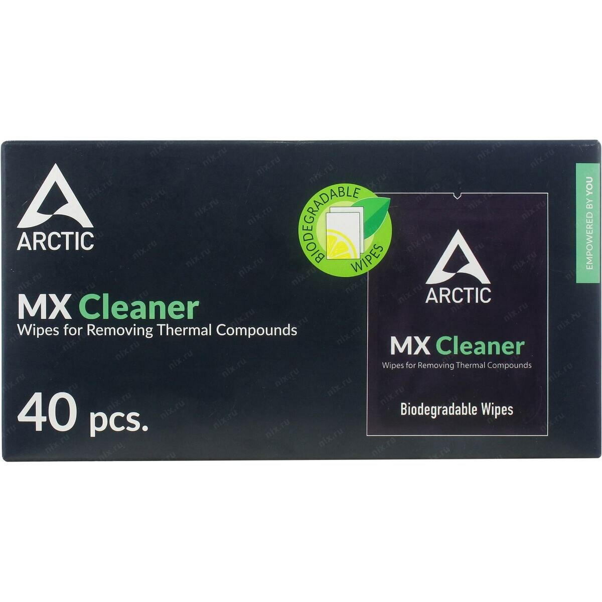 Arctic MX Cleaner ACTCP00033A Набор салфеток для удаления термопасты (40шт) — фото 1