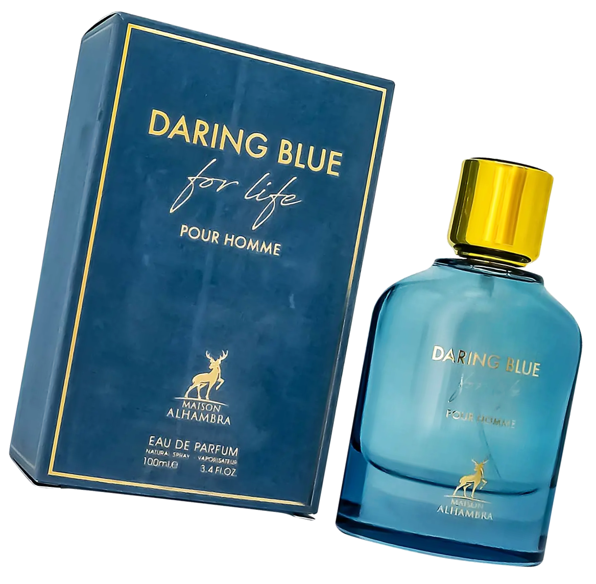Альхамбра Даринг Блю Фор Лайф Пур Хом парфюм для мужчин 100 мл - Alhambra Daring Blue Pour Homme