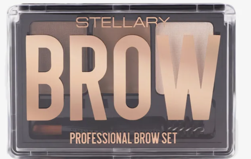 Набор для бровей Stellary тон 02 brunet, 27,5 г