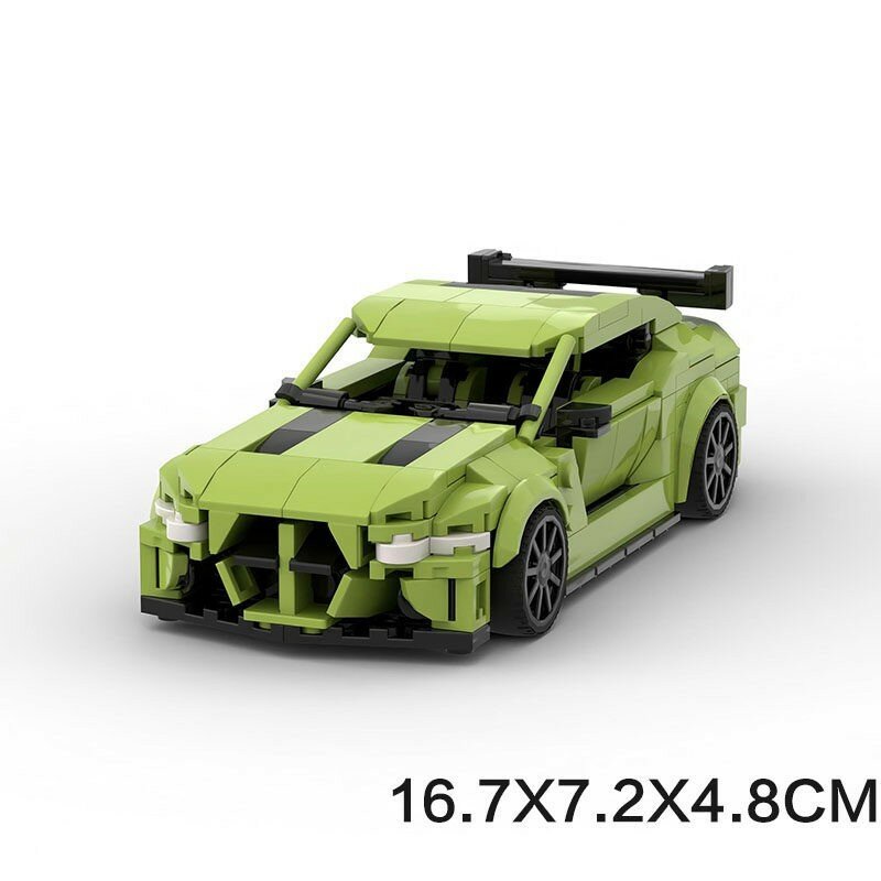 MOC-Набор пазлов для спортивного автомобиля Ferrari, игрушечная модель, Креативная сборка автомобиля, Подарок для детей