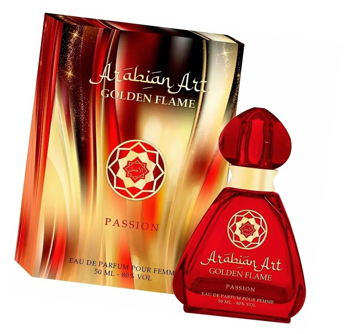 Женские духи Arabian Art Golden Flame Passion 50 мл / Арабиан Арт Голден Флейм Пэшн