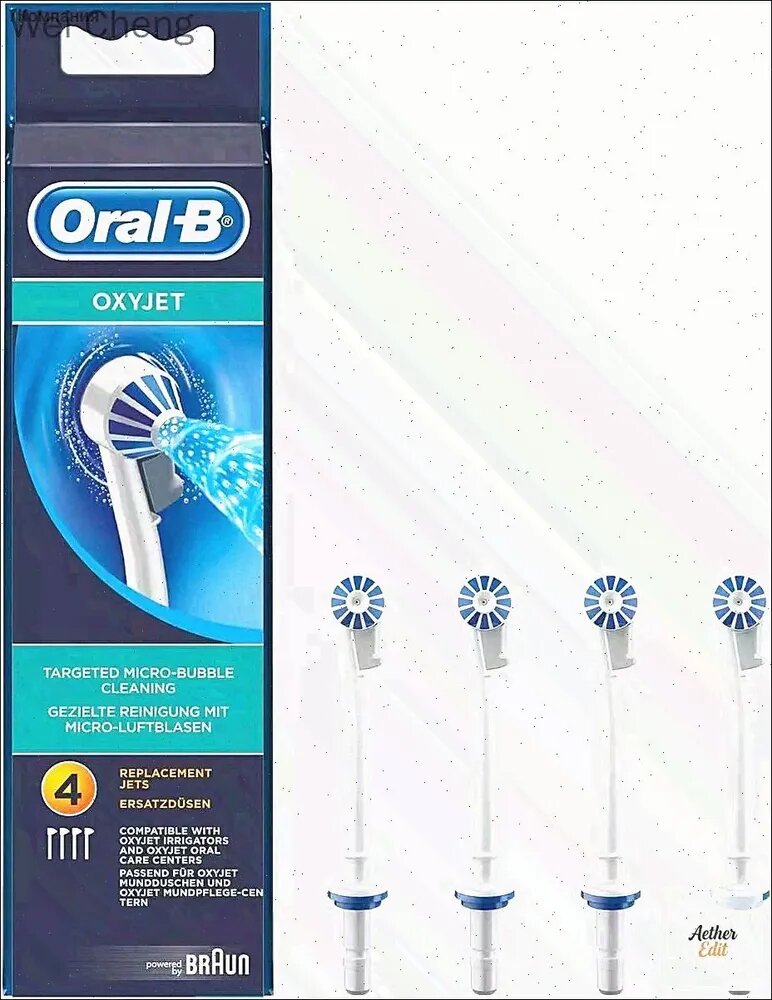 Эксклюзивный набор Oral B из 4 стандартных насадок для ирригатора