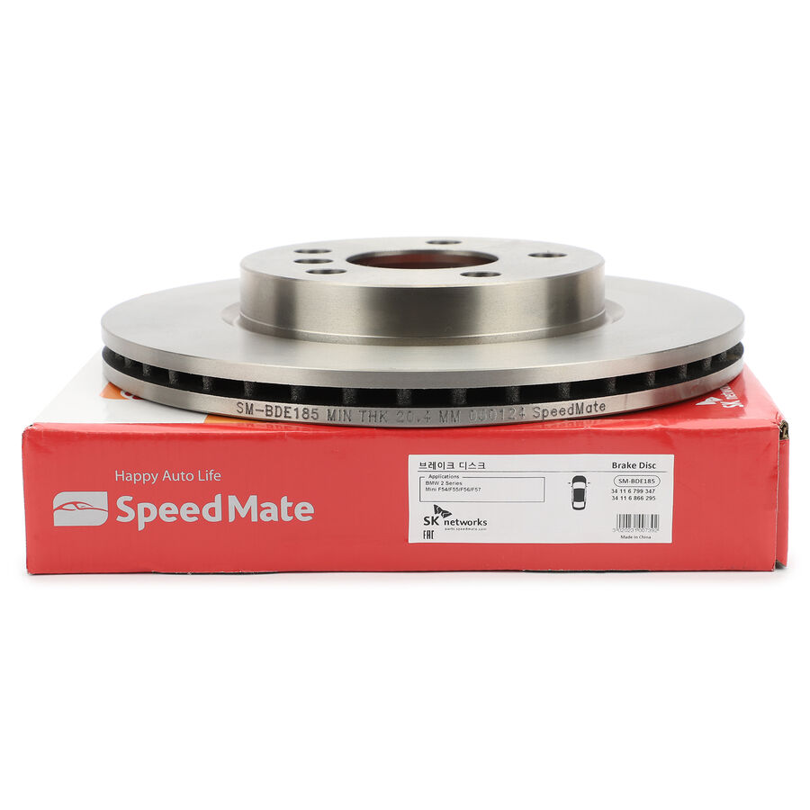 Диск Тормозной Bmw 2 (F45, F46) Mini F54, F55, F56, F57 (SPEEDMATE SM-BDE185)