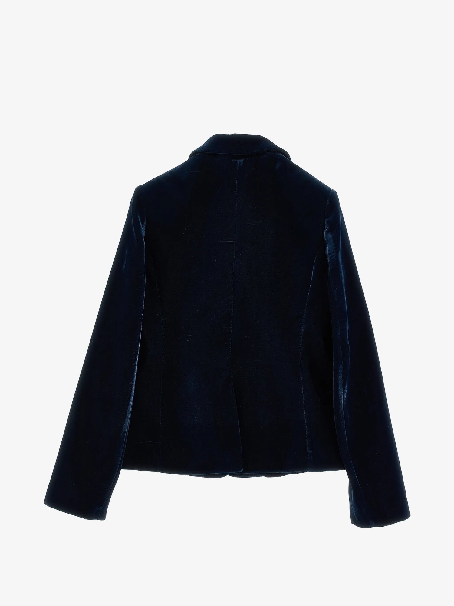 Куртка Ermanno Scervino Velvet logo-plaque jacket, размер 128, синий — фото 1