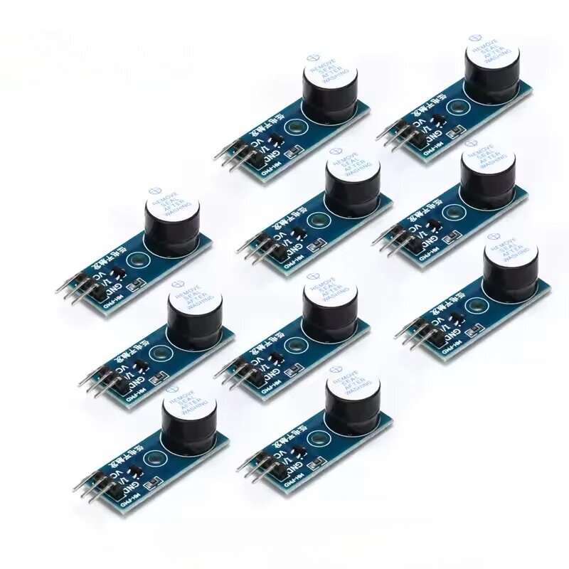 10шт Активный зуммерный модуль 3.3V-5V для Arduino