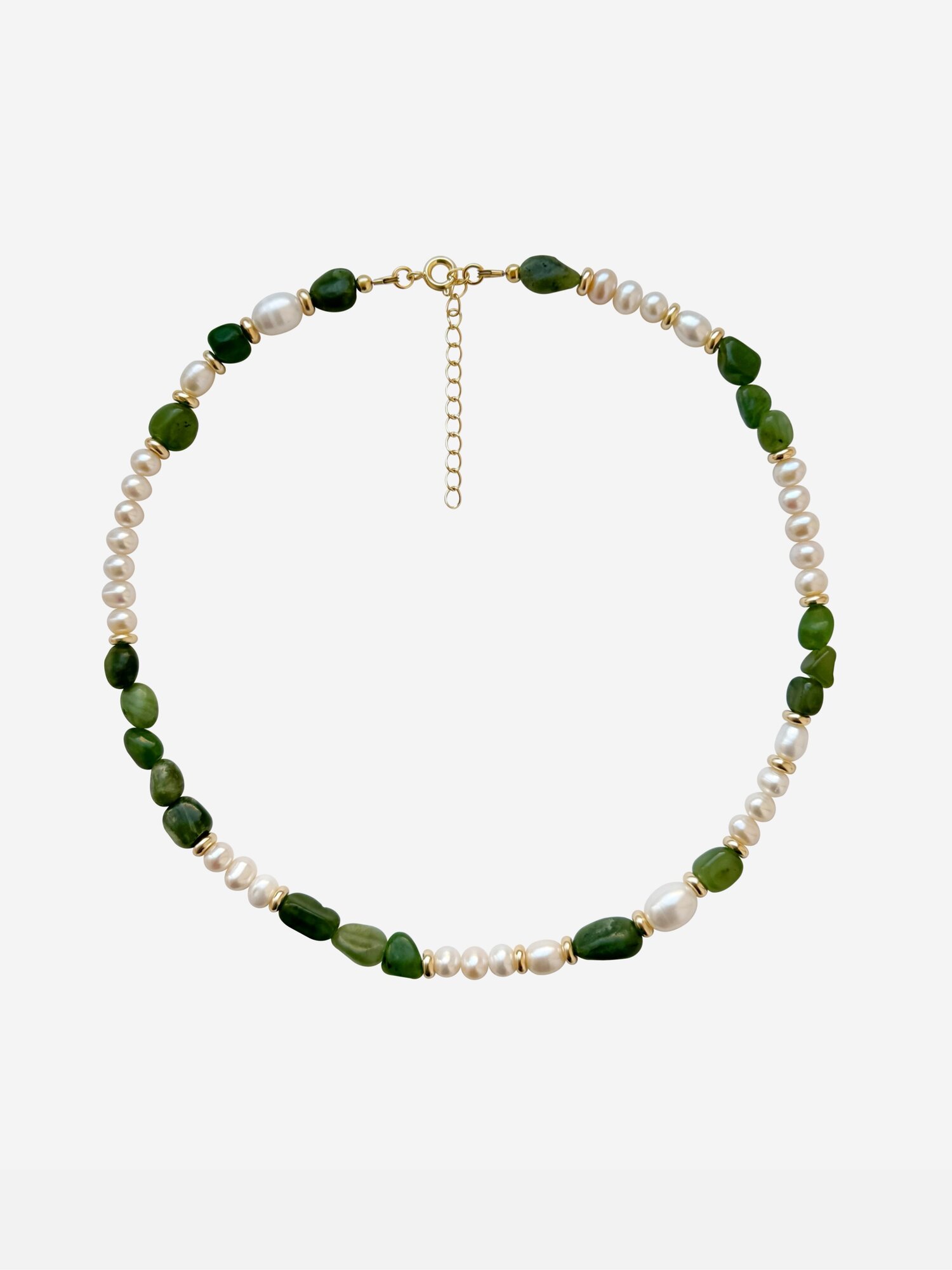 Колье, нефрит, жемчуг пресноводный, жемчуг культивированный, жемчуг пресноводный культивированный