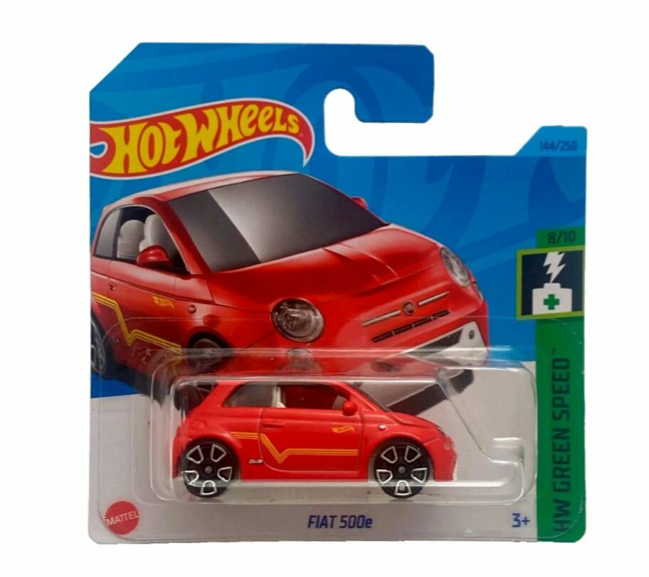 Машинка базовая Hot Wheels Fiat 500e красный