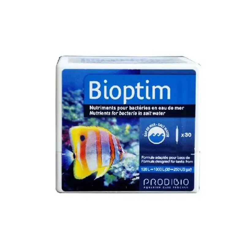 Prodibio Bioptim - Пребиотики и питательные вещества для морского аквариума, 30 шт.