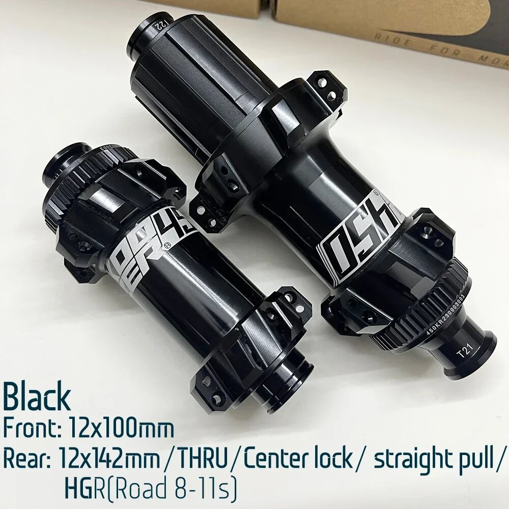 Koozer 450 120HD, черная ступица, 28H F12x100 R142 HGR