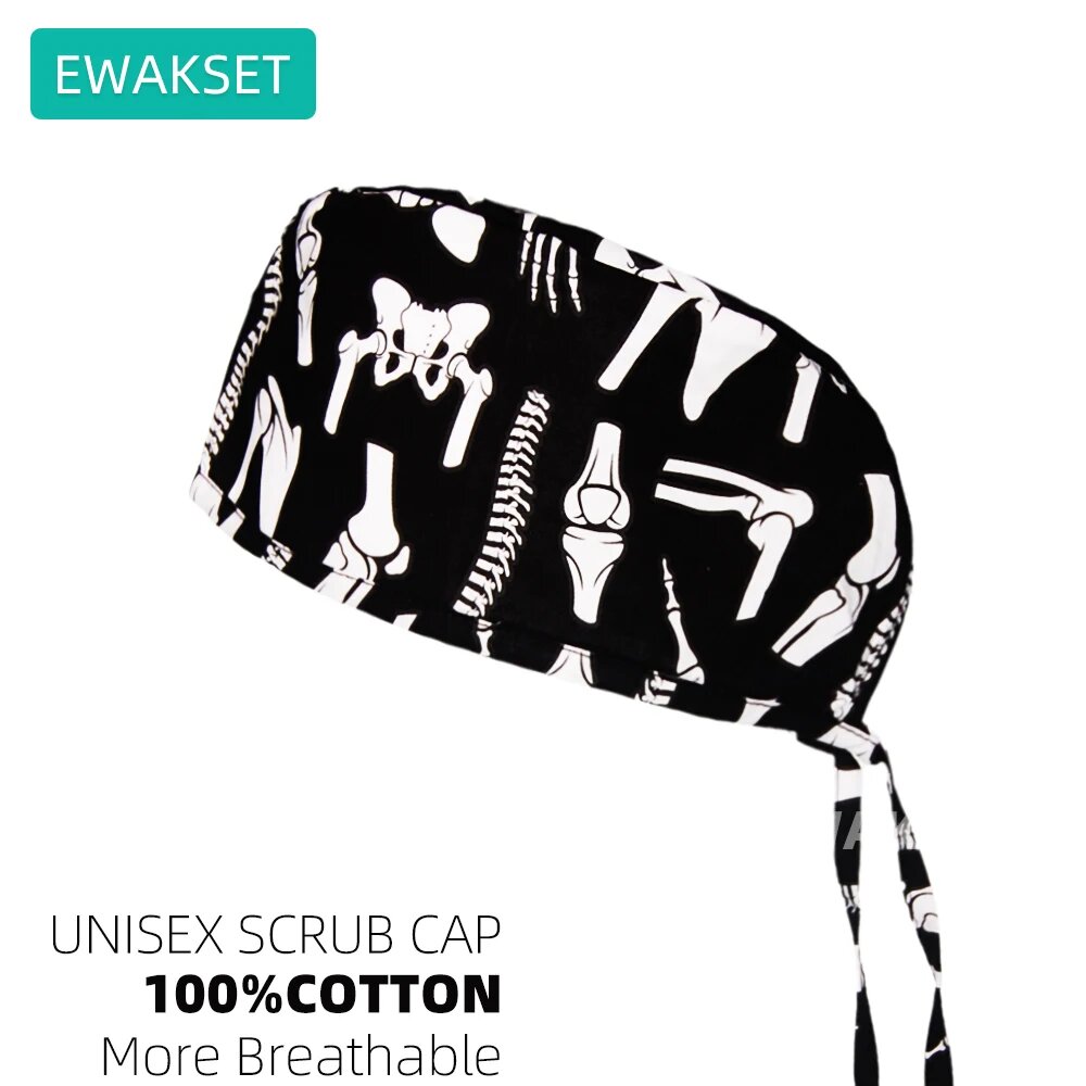 Шапка медицинская EWAKSET, Scrub Cap007, 100% хлопок