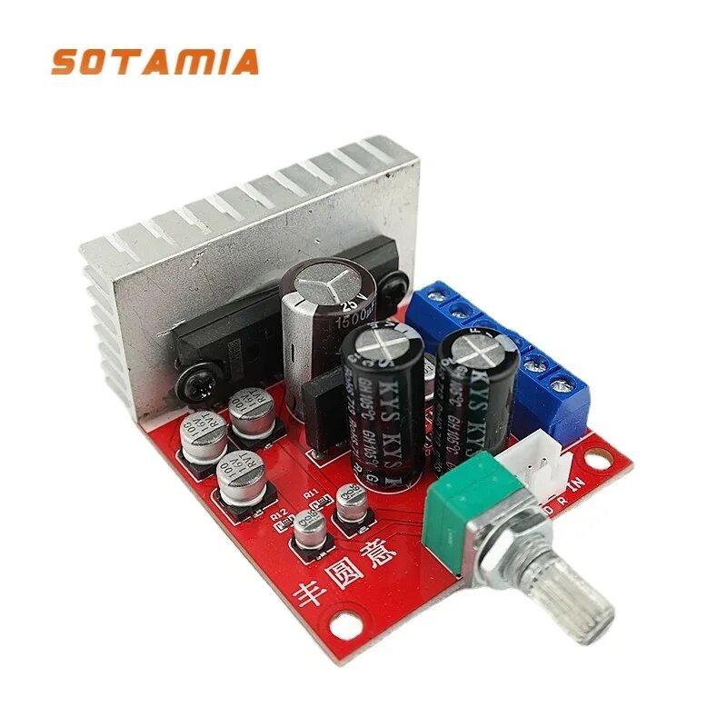 SOTAMIA LA4440 Усилитель мощности Аудиоплата 6Wx2 Домашний магнитофон База карты динамика Усилитель с выпрямительным мостом