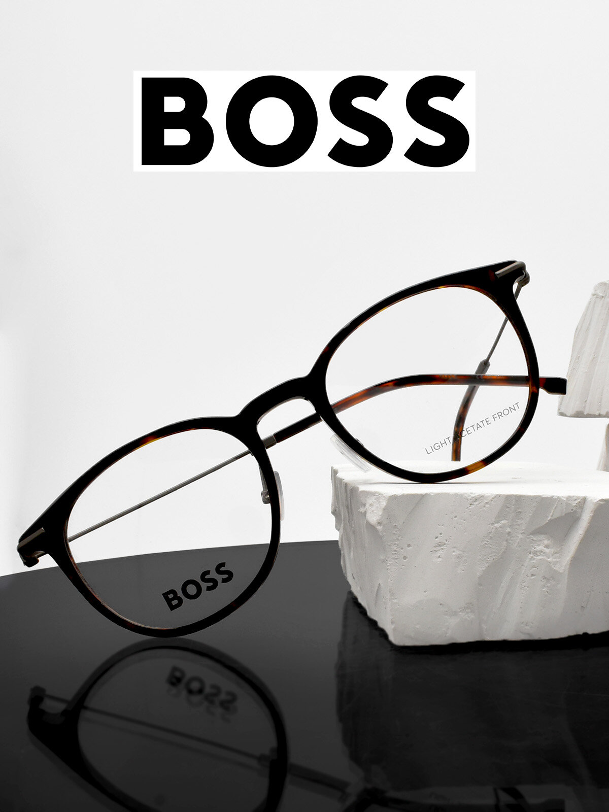 Оправа для очков BOSS 1483 4HU пол Мужской форма оправы Панто цвет оправы Черепаховый