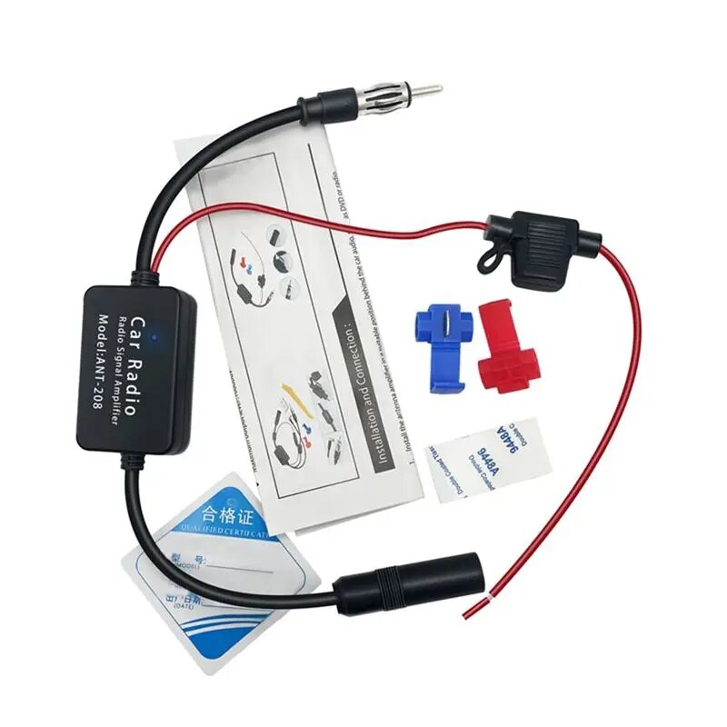 Многофункциональный автомобильный FM-усилитель Y43A-1Set Car Friend 1, 12В, для автомагнитолы, аксессуары