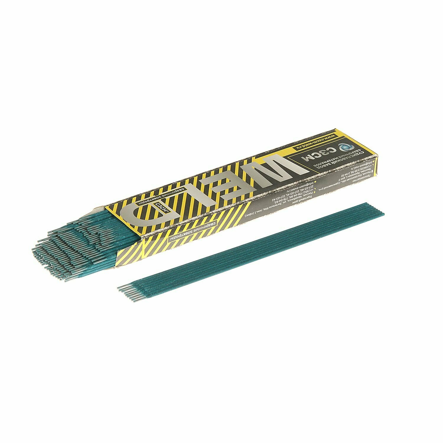 Электроды сварочные сзсм Рутиловые, диаметр 1,6 мм, пачка 1 кг, синий цвет МР-3С