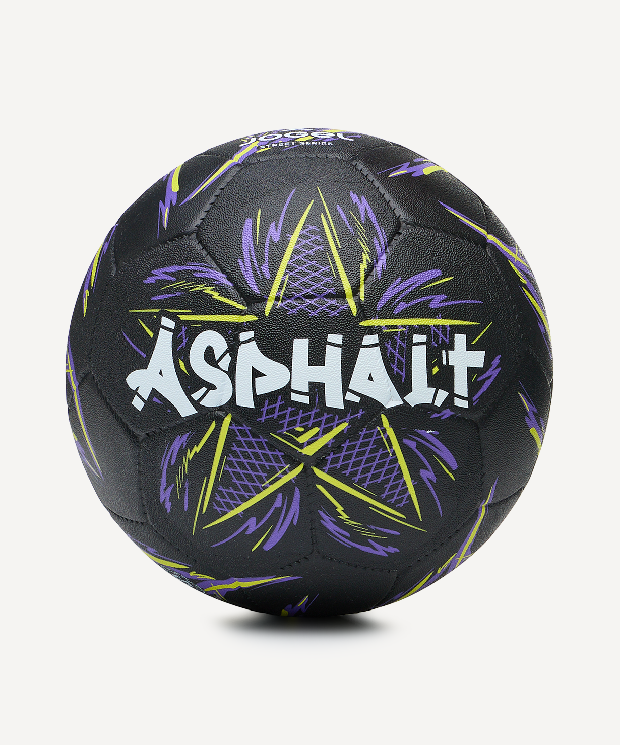 Мяч футбольный JOGEL Asphalt №5, для улицы, резиновый, черный