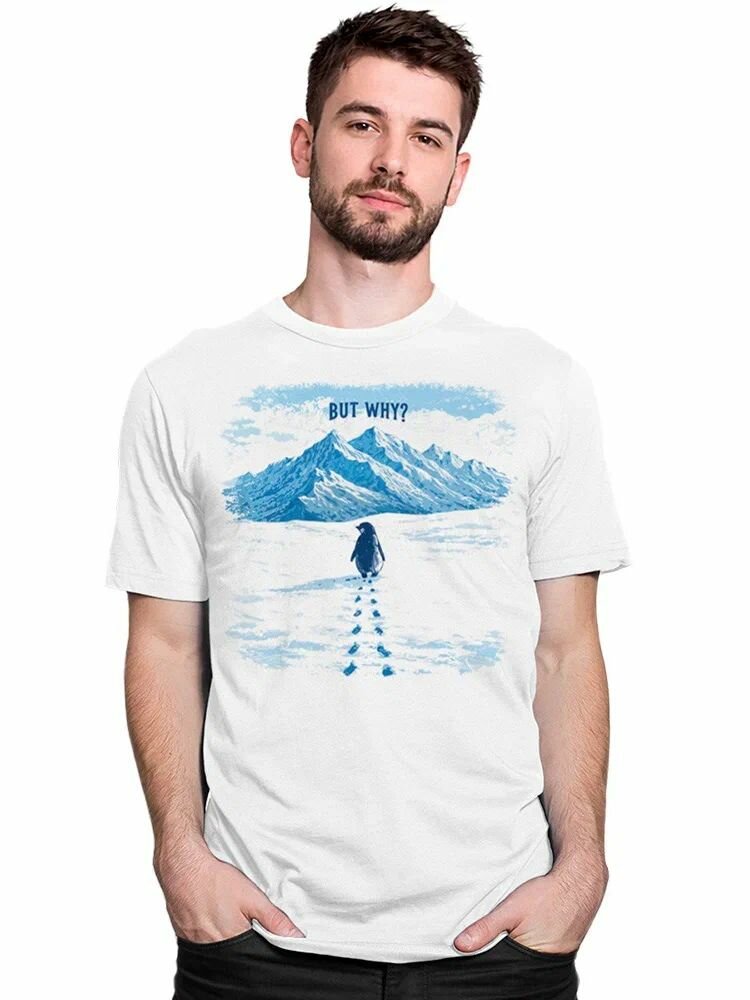 Футболка Одинокий пингвин / But Why / Мужская