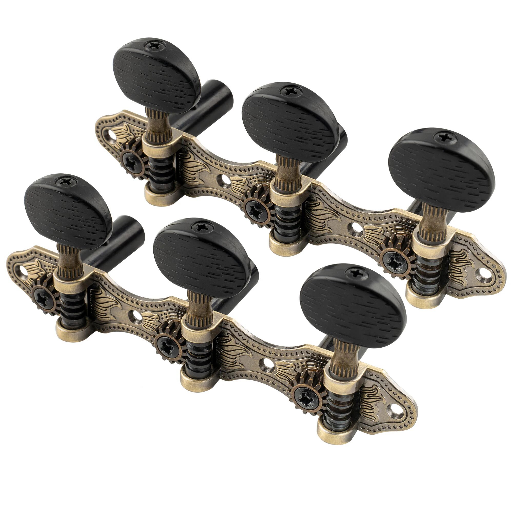 Тюнеры для классической гитары Musiclily Pro, Antique brass, 3x3