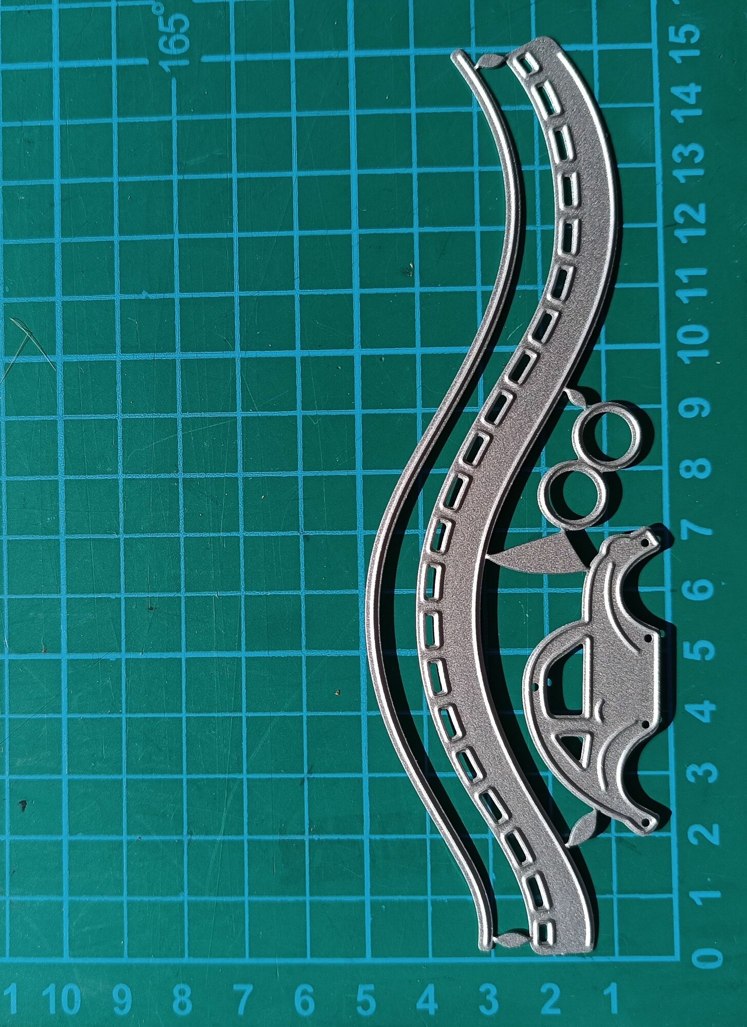 Нож для скрапбукинга JA092811, размер 4*15 см, для машинки для вырубки.