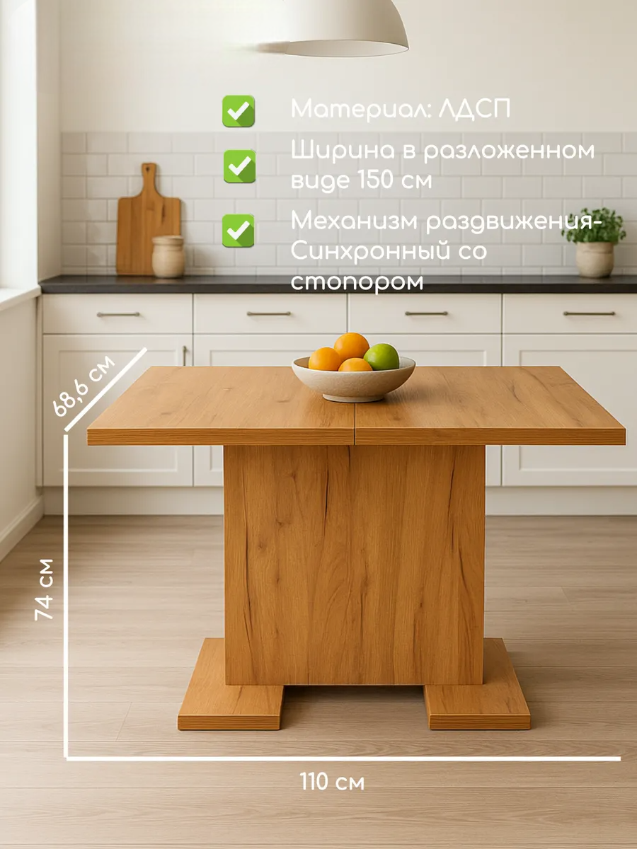 Стол кухонный Вилмер — фото 1