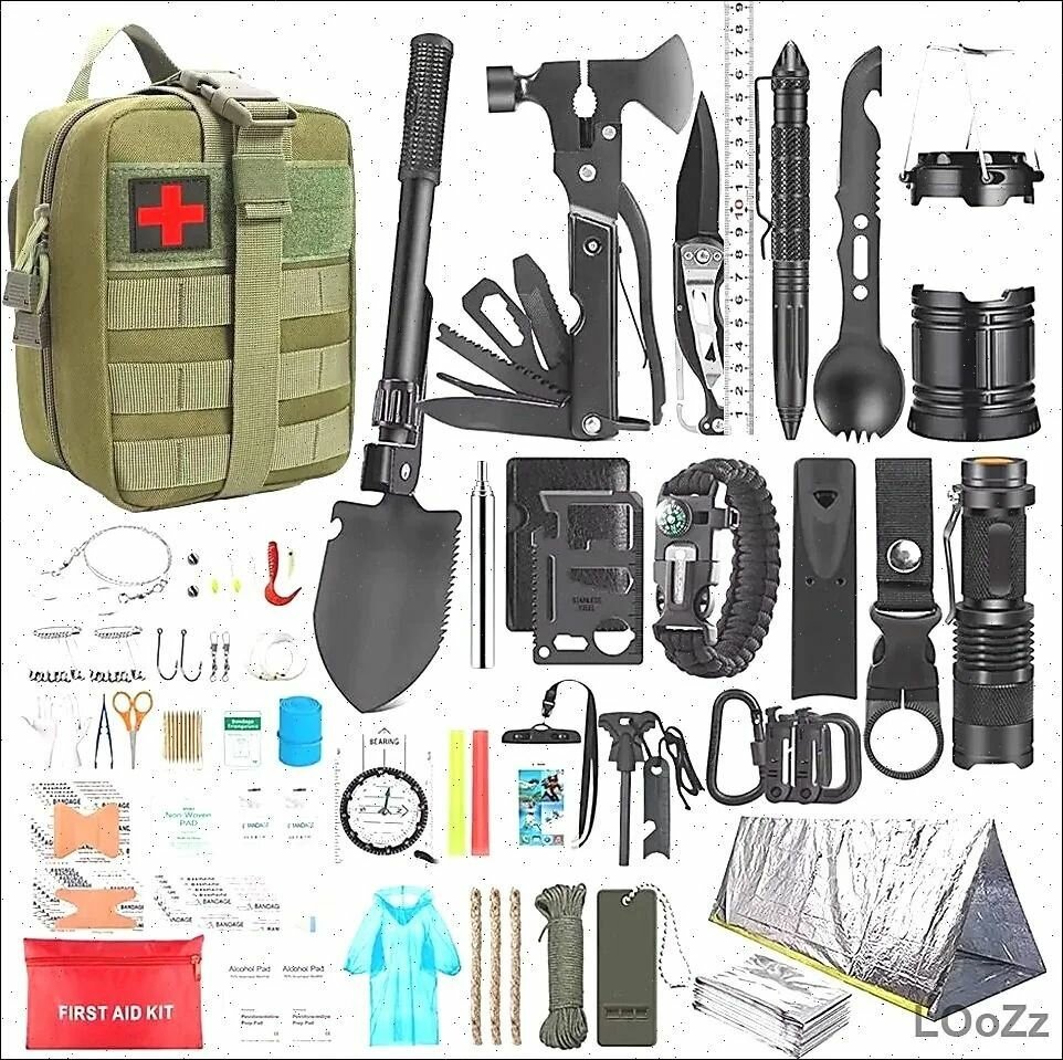 Набор для выживания в походе Компактный аварийный комплект для кемпинга и экстремальных условий