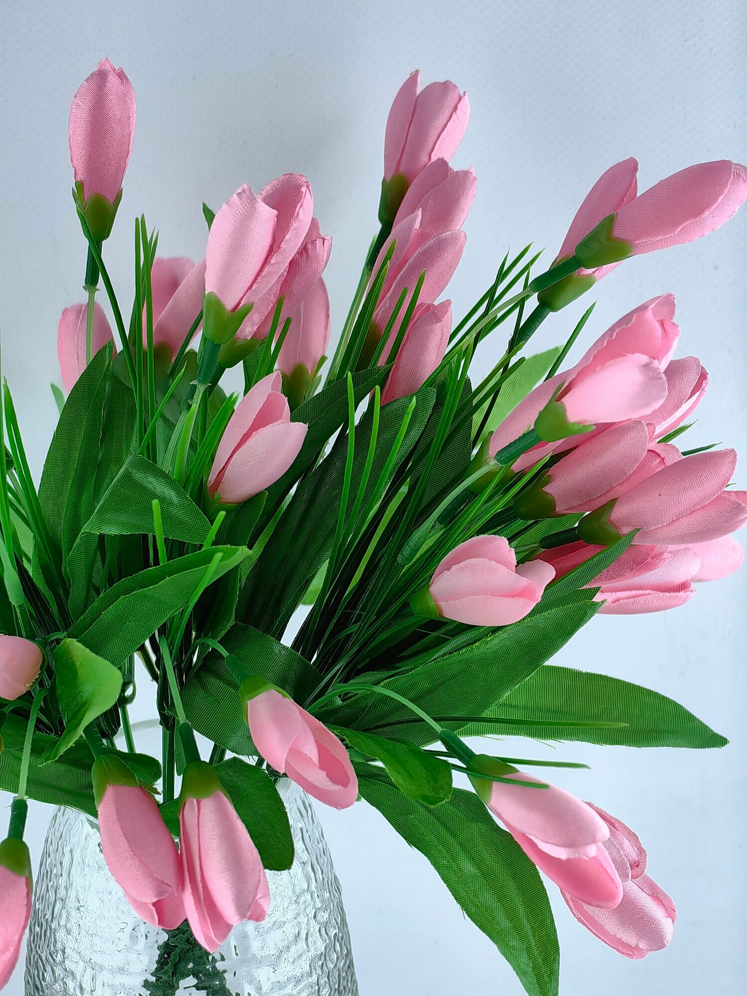 Искусственные цветы крокусы букетики 35 см пара