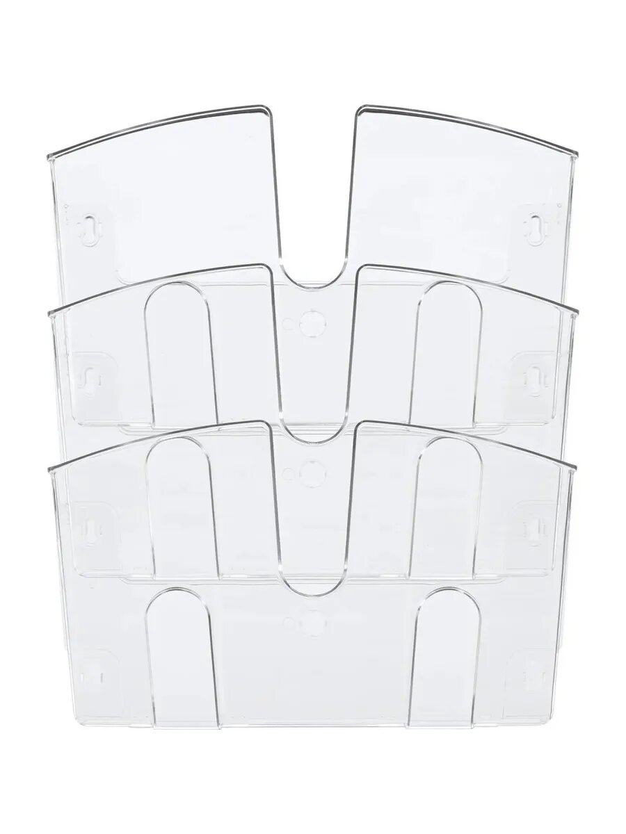 Настенный лоток с 3 отделениями для документов