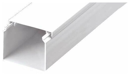 Кабель-канал 40х40 L2000 с двойным замком пластик Урал Пак КК-19040040-024