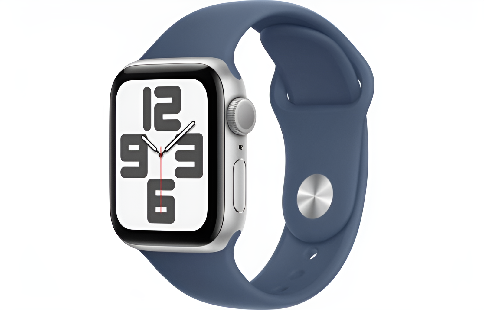 Умные часы Apple Watch Series SE 2024 40mm Aluminium Case, Silver/Blue Denim Sport Band S/M