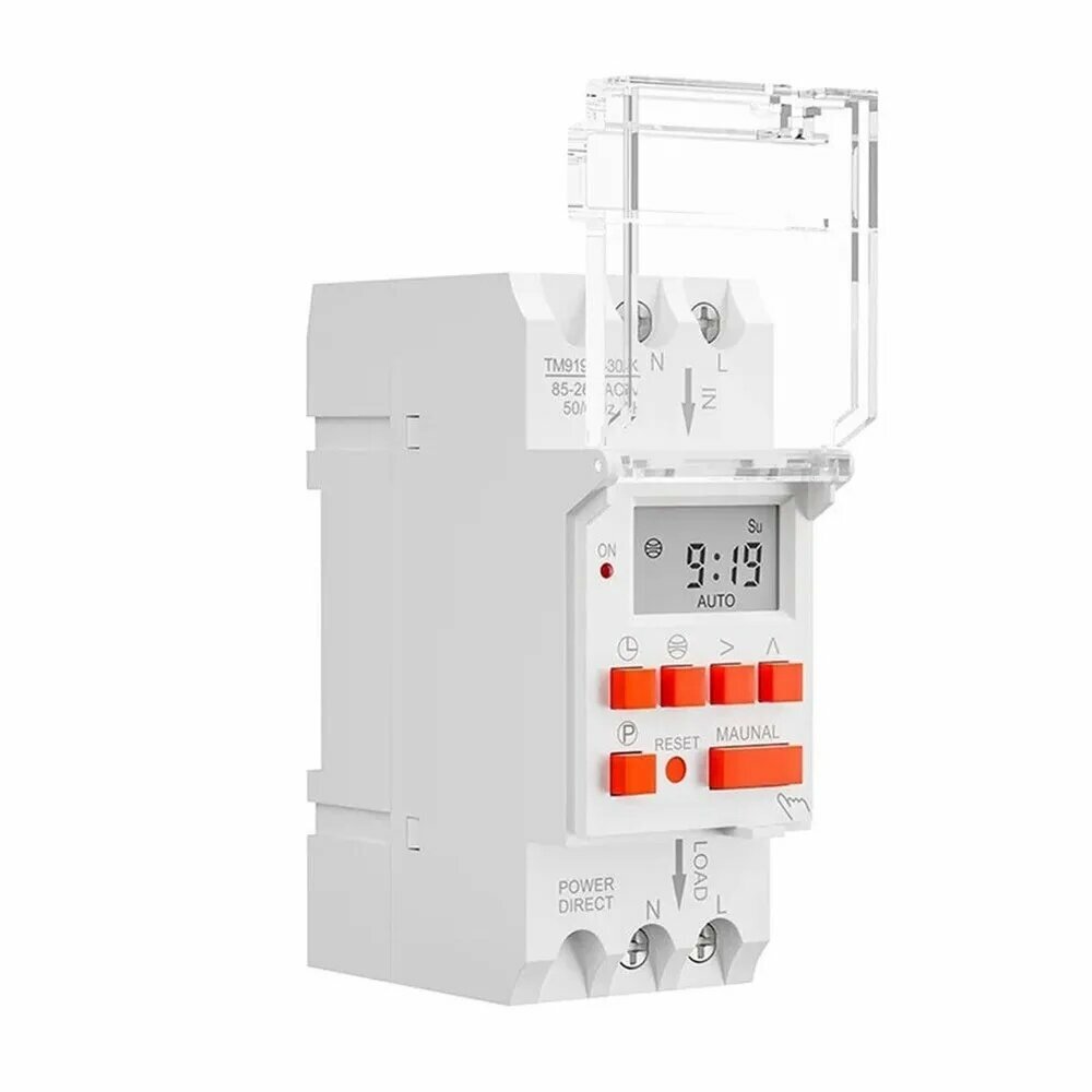 85-265VAC Астрономический Интеллектуальный Переключатель Таймера Auto SunriseSunset Control 30A