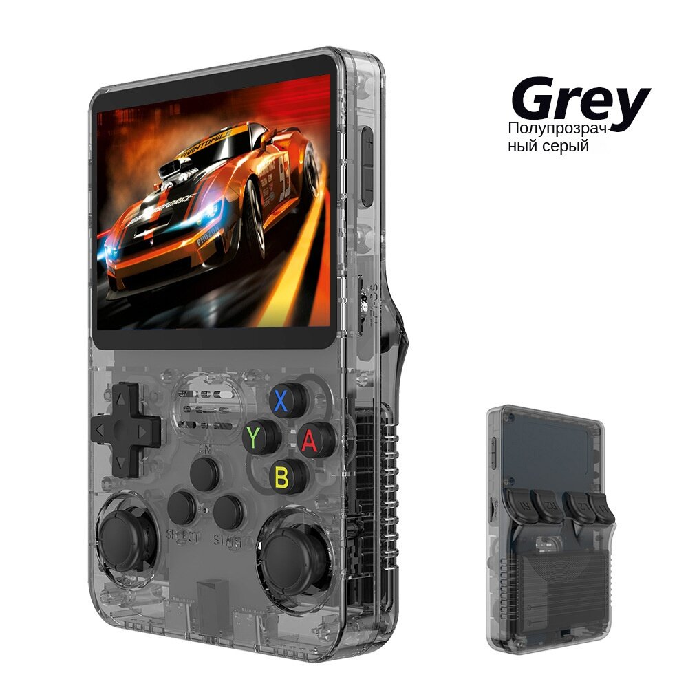 Ретро игровая консоль R36S портативная Android Linux 64GB геймпад HDMI microSD поддержка ТВ вывод ABS корпус подарок детям