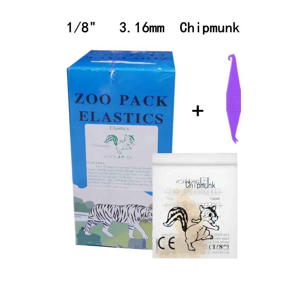 5000 шт, ортодонтические брекеты, эластичные кольца, 3,5 унции/2,5/4,5/5,0/6,5 4.5oz Chimpunk
