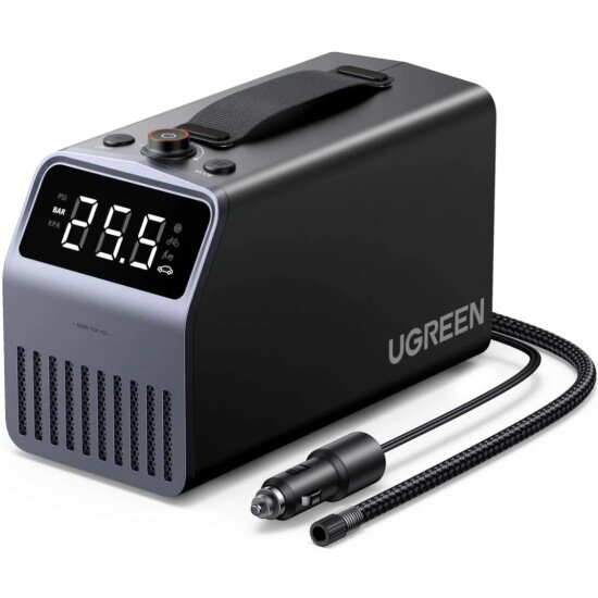 Портативный насос для шин Ugreen ET723, серый (35976)