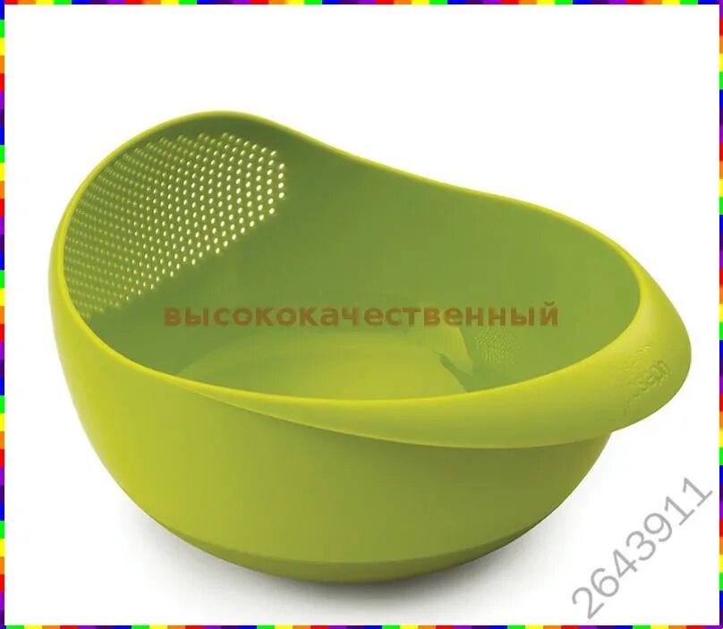 Joseph Joseph Дуршлаг для промывки овощей и фруктов, диаметр 21 см, 1 предмет, зеленый