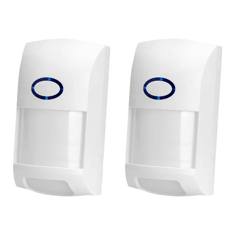 Интеллектуальный инфракрасный датчик движения для дома с звуковой и вибро сигнализацией, 2 шт