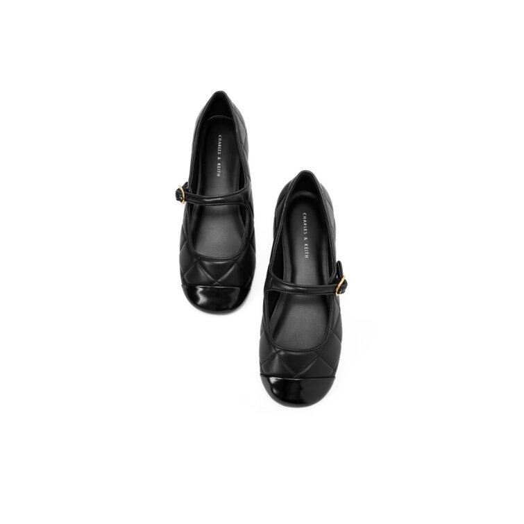 Туфли CHARLES & KEITH, размер EU 39 стопа (25CM), черный — фото 1