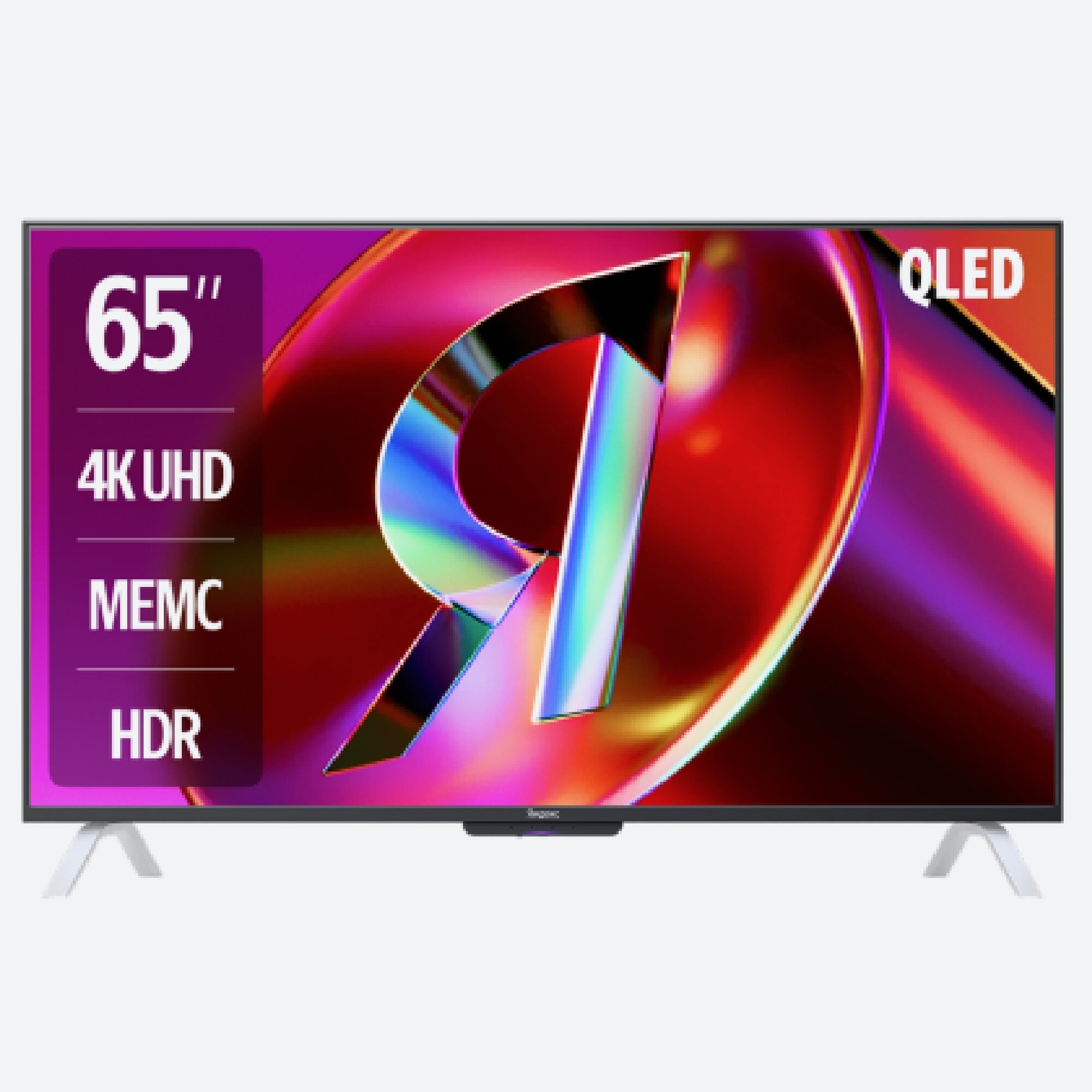 Телевизор QLED Яндекс ТВ Станция второе поколение с Алисой, 65, 4K UHD, YNDX-00096