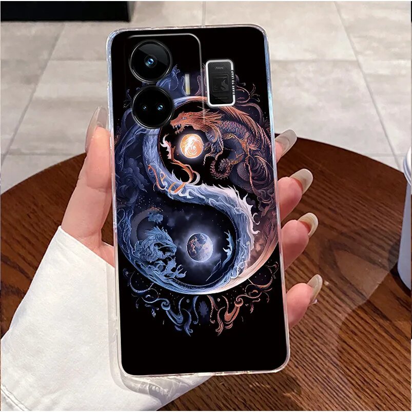 Чехол Realme GT Neo 5 Yin Yang Драконы