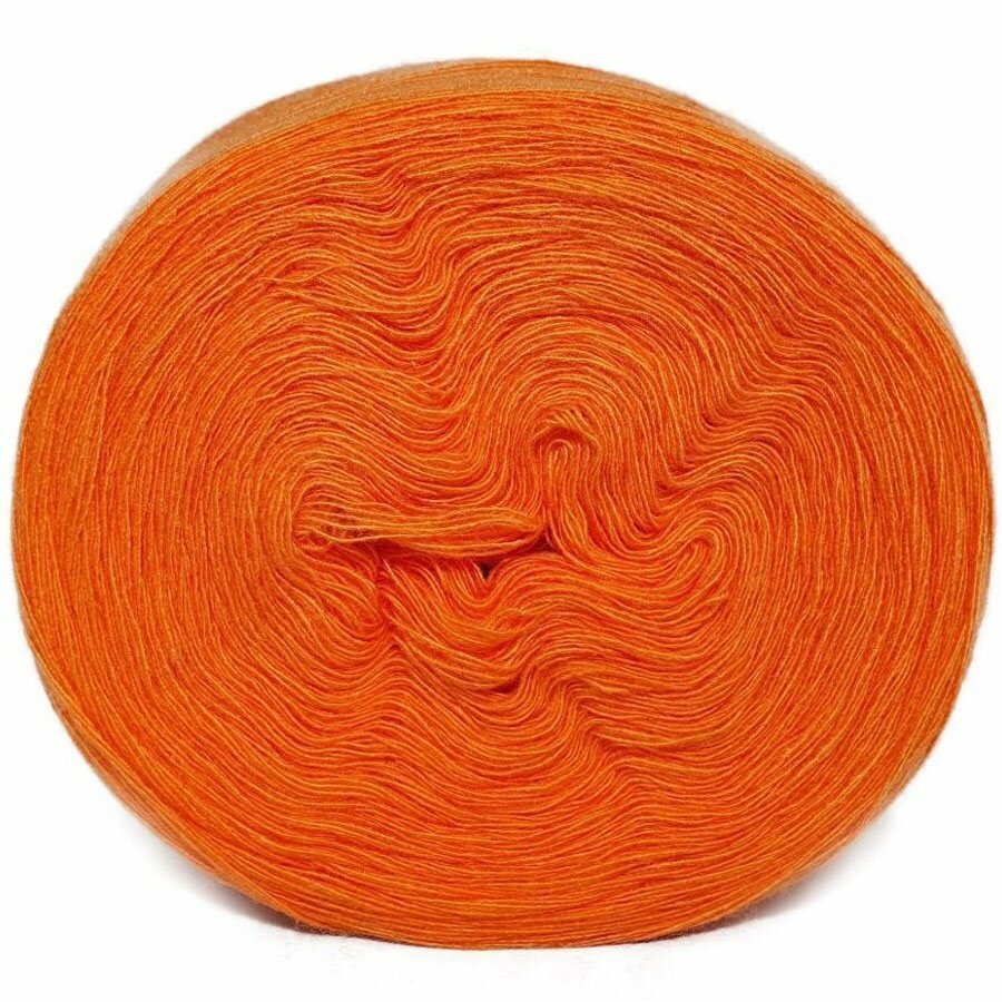 Пряжа Рассказовская акрил 26 оранжевый (2 мотка)